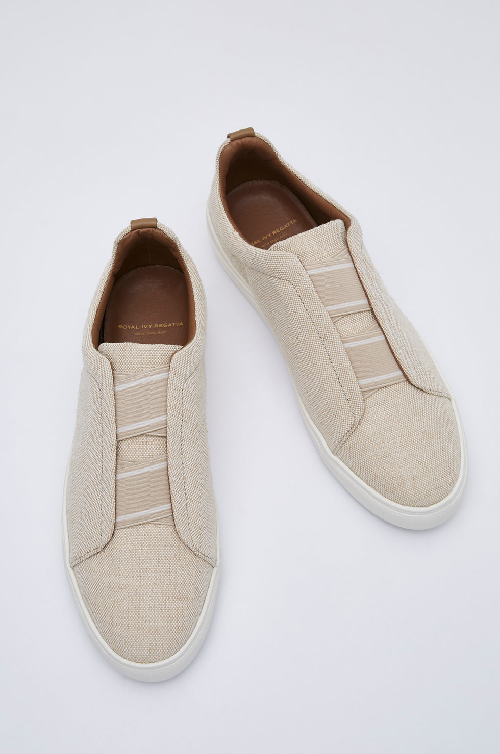 TEXTURED CANVAS SLIP-ON SNEAKER – Royal Ivy Regatta Official Store